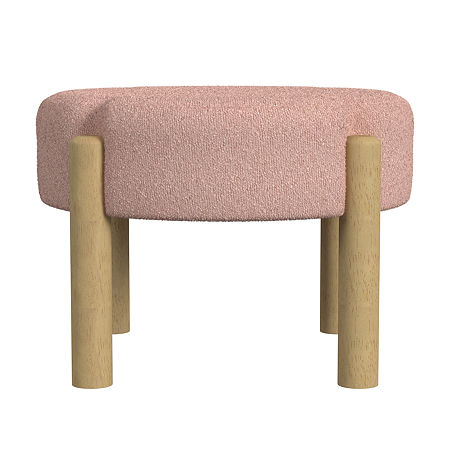 Click here for Luna Upholstered Ottoman  One Size  Pink prices