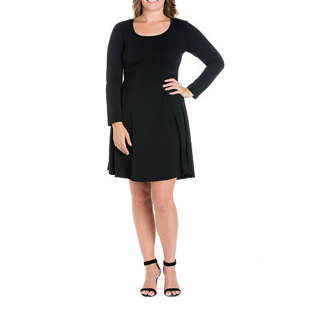 Click here for 24seven Comfort Apparel Womens Long Sleeve Plus A-... prices