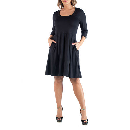 Click here for 24seven Comfort Apparel Womens Plus 3/4 Sleeve A-L... prices