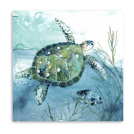 Click here for Lumaprints Delray Sea Turtle I Canvas Art  One Siz... prices