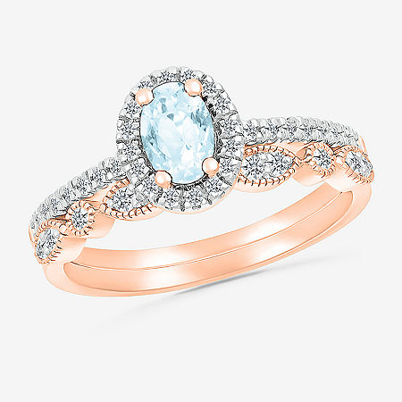 Click here for Modern Bride Gemstone Womens Genuine Blue Aquamari... prices