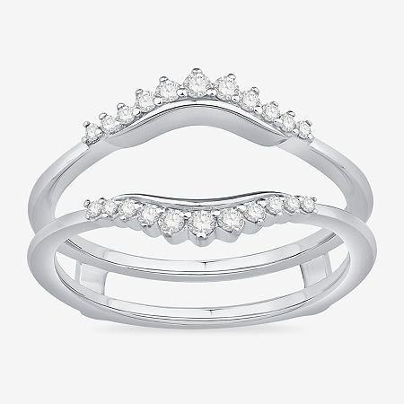 Click here for Womens 1/5 CT. Natural White Diamond 10K White Gol... prices