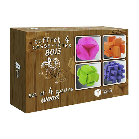 Click here for Family Games Inc. Set of 4 Wood Puzzles  One Size... prices