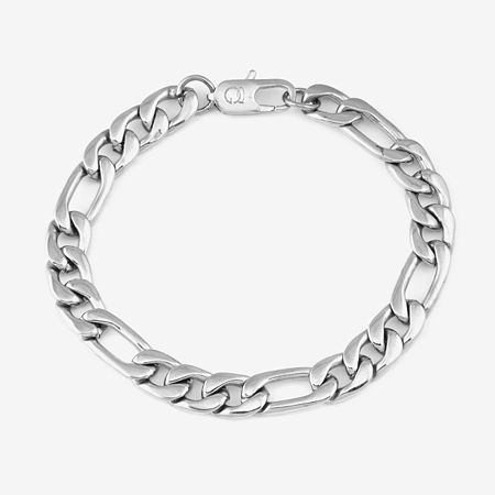 Click here for Mens Figaro Bracelet Stainless Steel  One Size prices