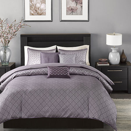 Click here for Madison Park Biloxi Geometric Jacquard 6-Pc. Duvet... prices