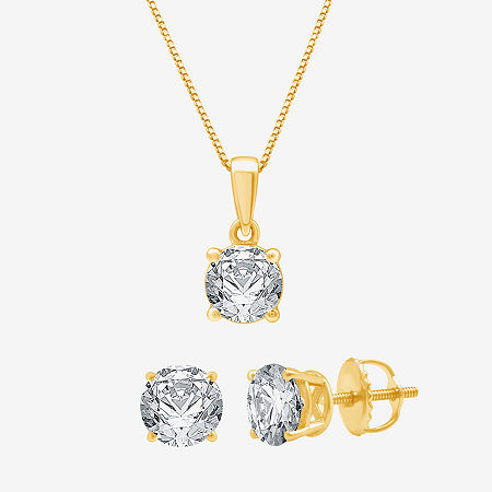 Click here for 3 CT. T.W. Lab Grown White Diamond 14K Gold Round... prices