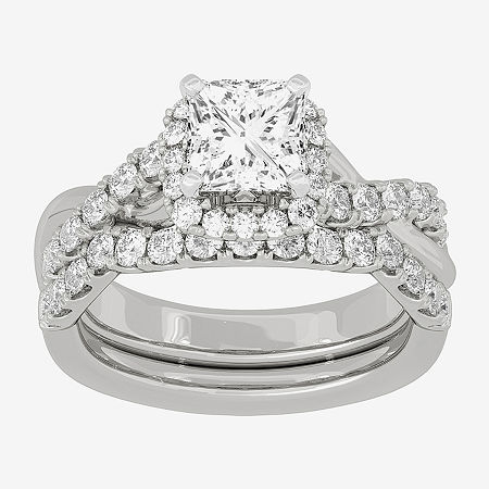 Click here for (H-I / Si1-Si2) Womens 2 CT. T.W. Lab Grown White... prices