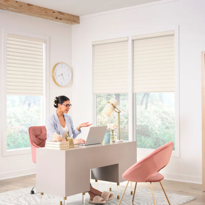 LEVOLOR Astoria Motorized Wand 3" Custom Room Darkening Cordless Sheer ...