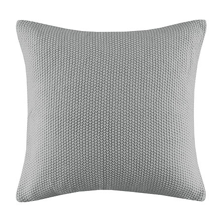 Click here for INK + IVY Bree Knit Square Pillow Cover  One Size... prices