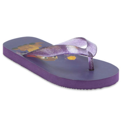 Disney Collection Girls Wish Flip-Flops, Color: Purple - JCPenney