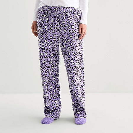 Click here for Sleep Chic Womens Fleece Pajama Pants With Sock  X... prices