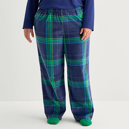 Click here for Sleep Chic Womens Fleece Pajama Pants With Sock  M... prices