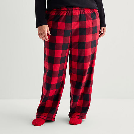 Click here for Sleep Chic Womens Fleece Pajama Pants With Sock  X... prices