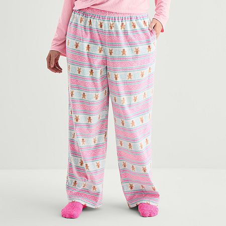 Click here for Sleep Chic Womens Fleece Pajama Pants With Sock  M... prices