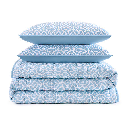 Click here for Waverly Waverly Kaidyn 3pcs Queen Quilt Set 3-pc.... prices