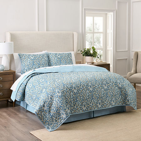 Click here for Waverly Kensington 4-pc. Quilt Set  One Size  Blue prices