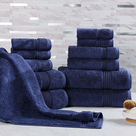 Click here for Superior Egyptian Cotton 12-Pc. Towel Set - Navy B... prices