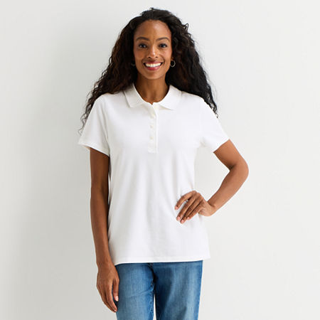 Click here for St. Johns Bay Womens Adaptive Short Sleeve Easy-on... prices