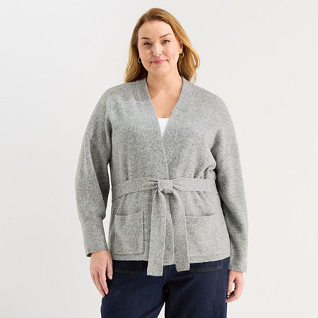 Click here for Liz Claiborne Womens Long Sleeve Open Front Plus C... prices