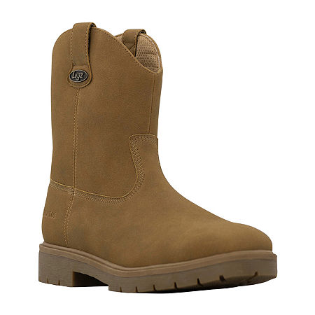 Click here for Lugz Duster Steel Toe Mens Block Heel Cowboy Boots... prices