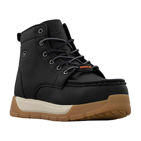 Click here for Lugz Mens Slip Resistant Flat Heel Work Boots  11... prices