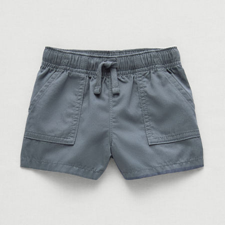 Click here for Okie Dokie Baby Boys Pull-On Short  9 Months  Gray prices