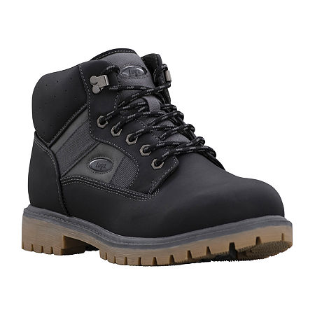 Click here for Lugz Echo Mens Flat Heel Lace Up Boots  13  Black prices