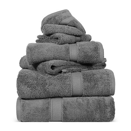 Superior 100 Egyptian Cotton 6-Pc Towel Set - Charcoal