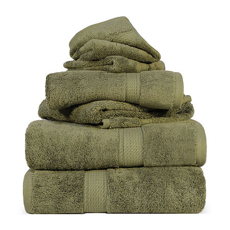 Superior 100 Egyptian Cotton 6-Pc Towel Set - Green