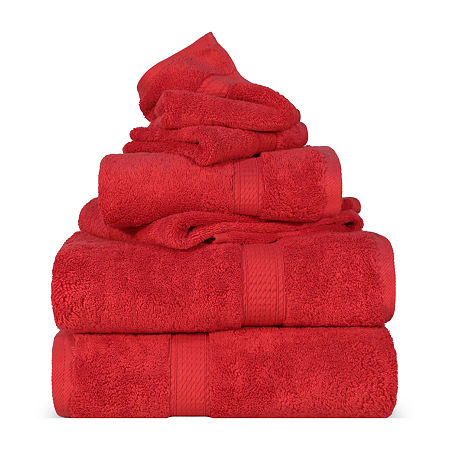 Click here for Superior 100 Egyptian Cotton 6-Pc Towel Set - Red prices