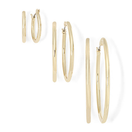 Click here for Mixit Womens Hypoallergenic 3 Pair Earring Set  On... prices