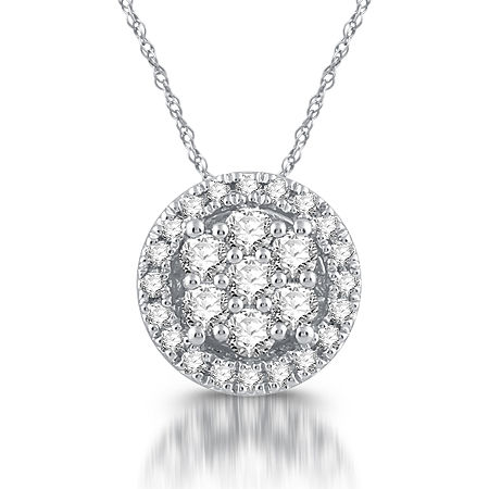 Click here for Diamond Blossom Womens 1/2 CT. T.W. Natural White... prices