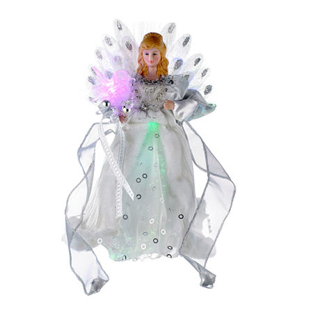 Click here for Kurt Adler 12 Fiber-Optic White and Silver Angel L... prices