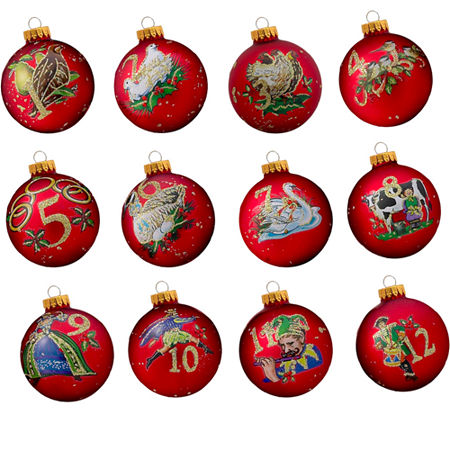 Click here for Kurt Adler 65MM Twelve Days Of Christmas Decorativ... prices