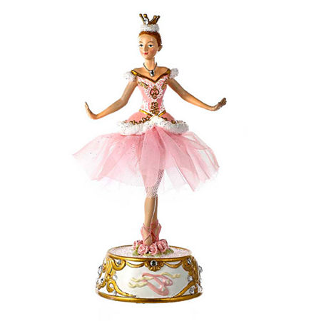 Click here for Kurt Adler 10 Pink Ballerina Figure With Musical B... prices