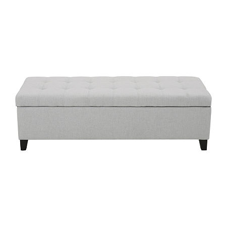 Click here for Mission Tufted Upholstered Ottoman  One Size  Gray prices
