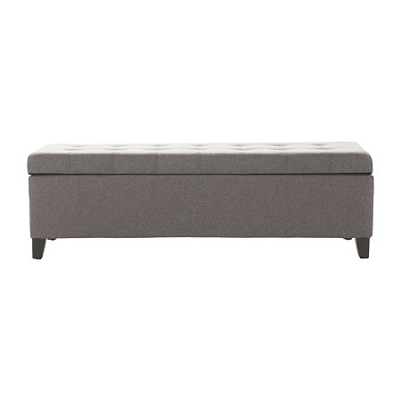 Click here for Mission Tufted Upholstered Ottoman  One Size  Gray prices