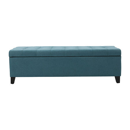Click here for Mission Tufted Upholstered Ottoman  One Size  Blue prices