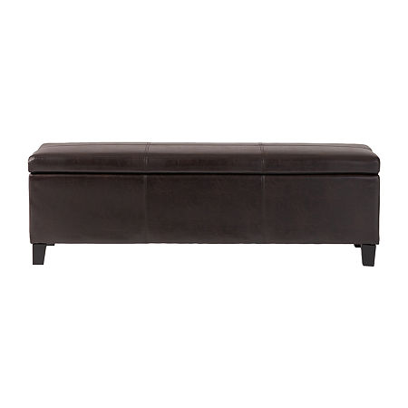 Click here for Glouster Tufted Upholstered Ottoman  One Size  Bro... prices