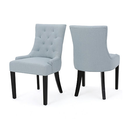 Click here for Hayden 2-pc. Tufted Dining Chair  One Size  Blue prices