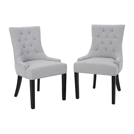 Click here for Hayden 2-pc. Tufted Dining Chair  One Size  Gray prices
