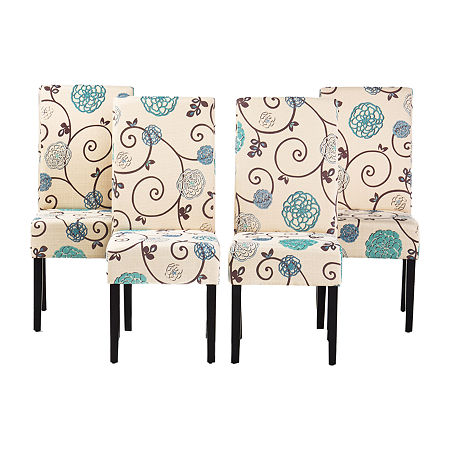 Click here for Pertica 4-pc. Upholstered Dining Chair  One Size... prices