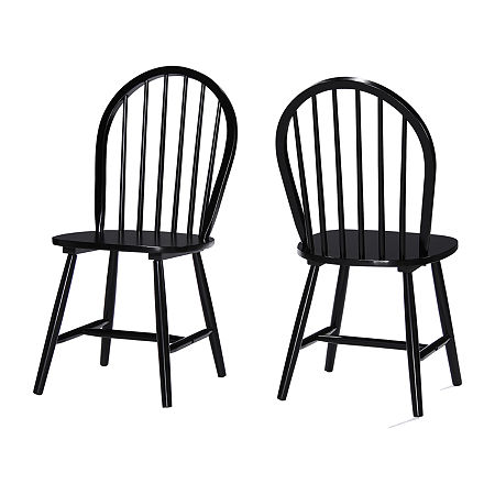 Click here for Declan 2-pc. Dining Chair  One Size  Black prices