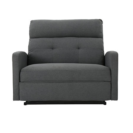 Click here for Halima Tufted Track-Arm Recliner  One Size  Black prices