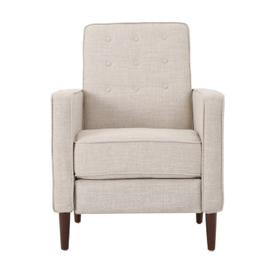 Mervynn Tufted Track-Arm Recliner, Color: Wheat - JCPenney