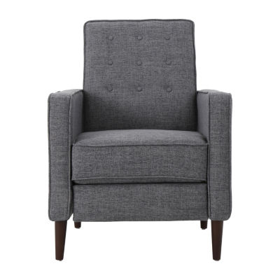 Mervynn Tufted Track-Arm Recliner, Color: Gray - JCPenney