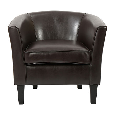 Click here for Logan Upholstered Club Chair  One Size  Brown prices