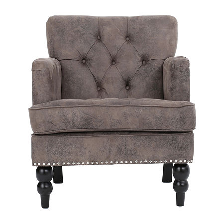 Click here for Malone Tufted Upholstered Club Chair  One Size  Gr... prices