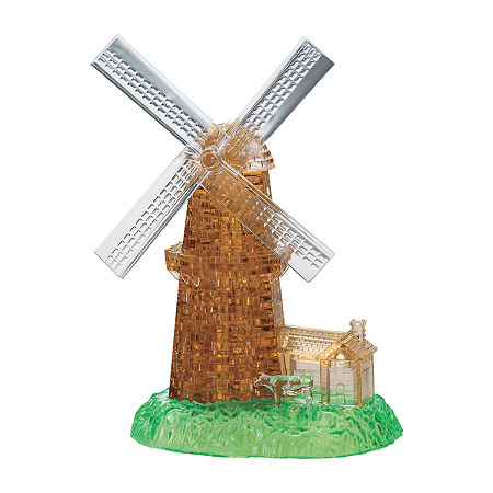 Click here for BePuzzled 3D Crystal Puzzle - Windmill: 64 Pcs  On... prices