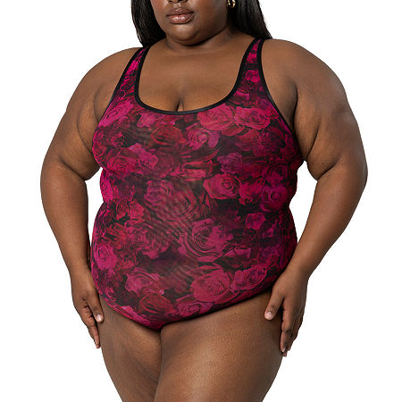 Click here for Curvy Couture Sheer Mesh Bodysuit- 1372  Medium  B... prices